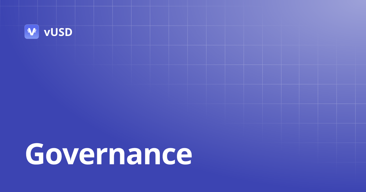 Governance | vUSD